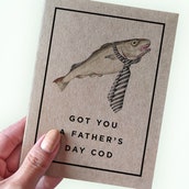 Fishing Father's Day Card Got You A Father's Day Cod Hilarious Father's ...