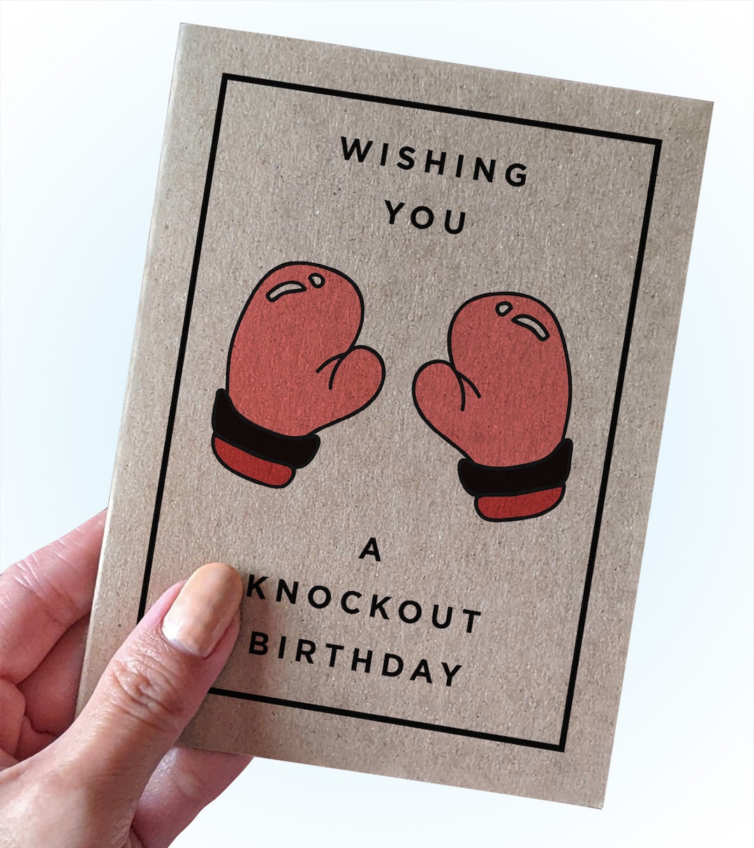Boxing Birthday Card - Wishing You a Knockout Birthday - MMA Birthday ...