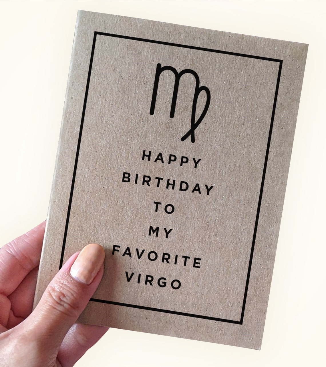 Happy Birthday to My Favorite Virgo - Virgo Zodiac Birthday Card ...