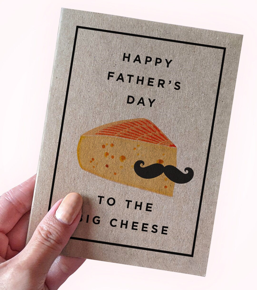 Fathers Day Card Big Cheese Father's Day Card From Children Happy ...