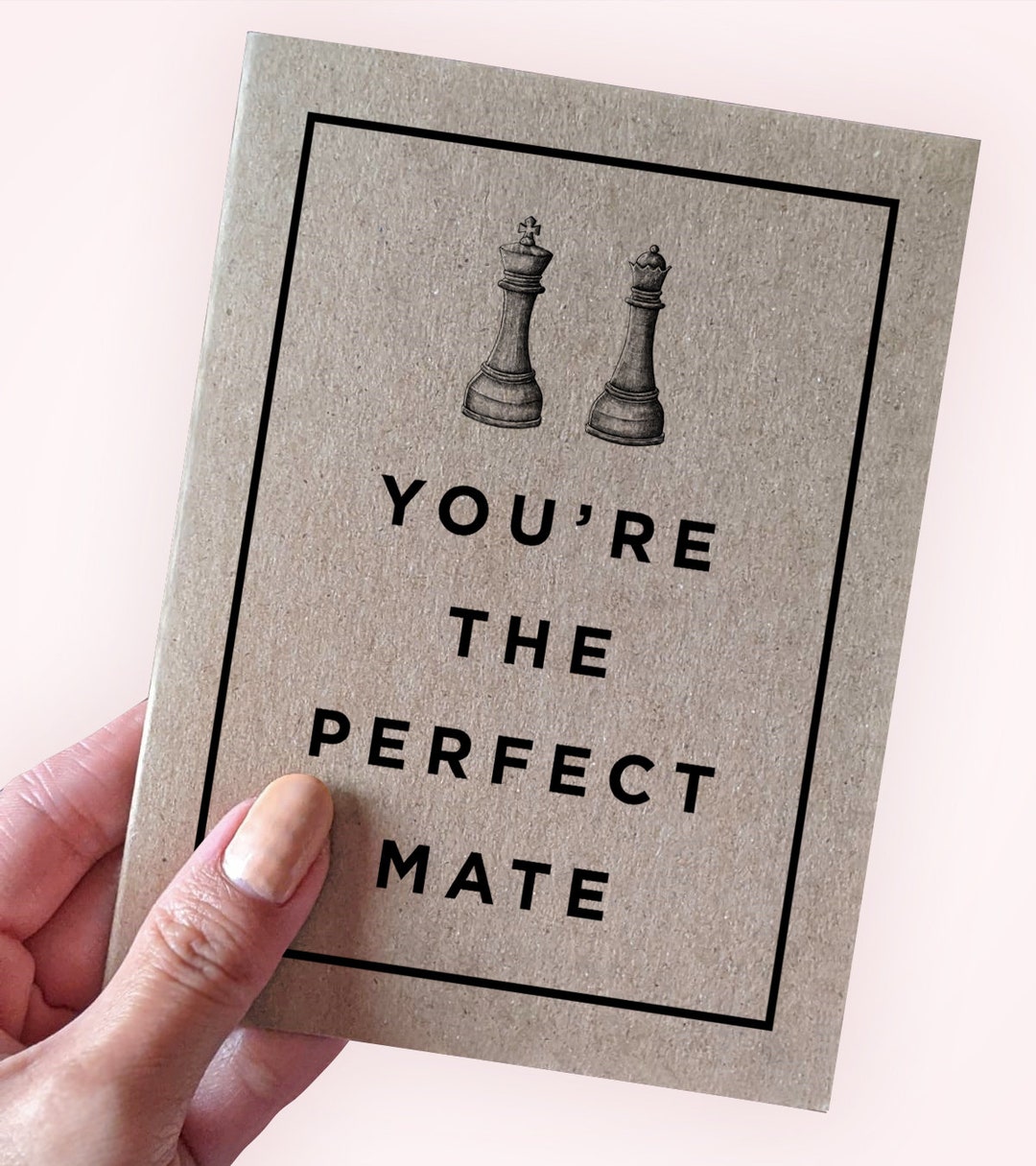 Chess Anniversary Card - You're the Perfect Mate - Chess Valentine's ...
