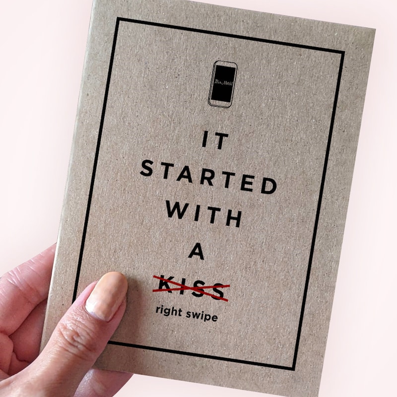 Swiped Right Card - Etsy