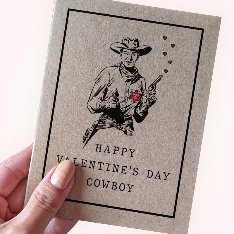 Cowboy Valentine - Etsy