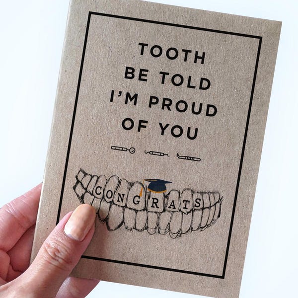 Dental Graduation Cards - Etsy