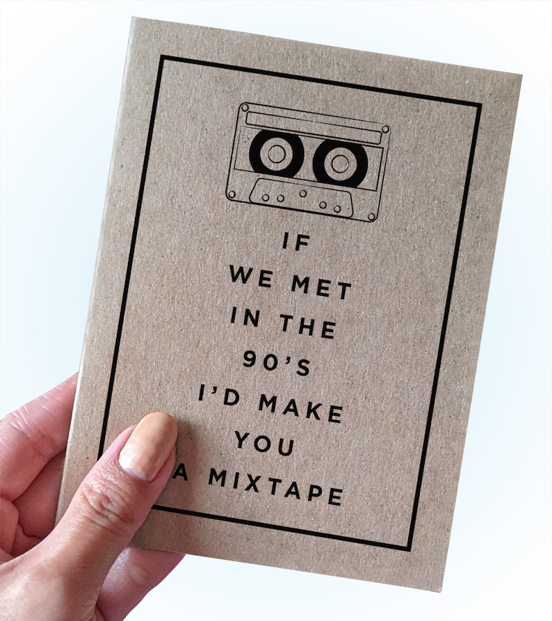 Retro Anniversary Card for Music Fans New Couple Card If | Etsy