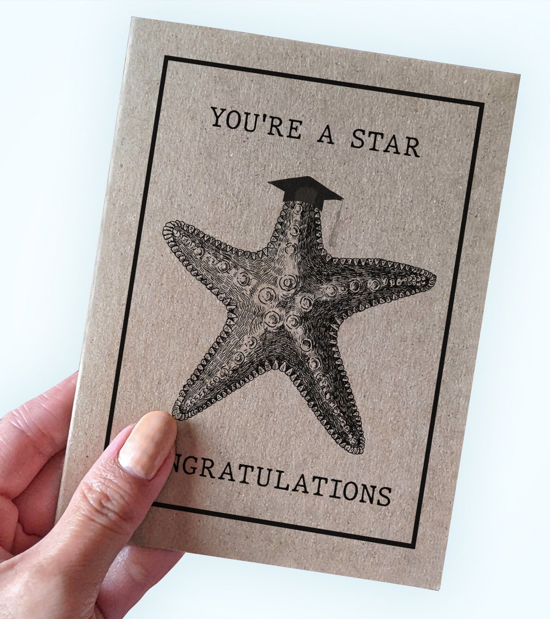 You're A Star - Congratulations - Starfish Graduation Card for Son or ...