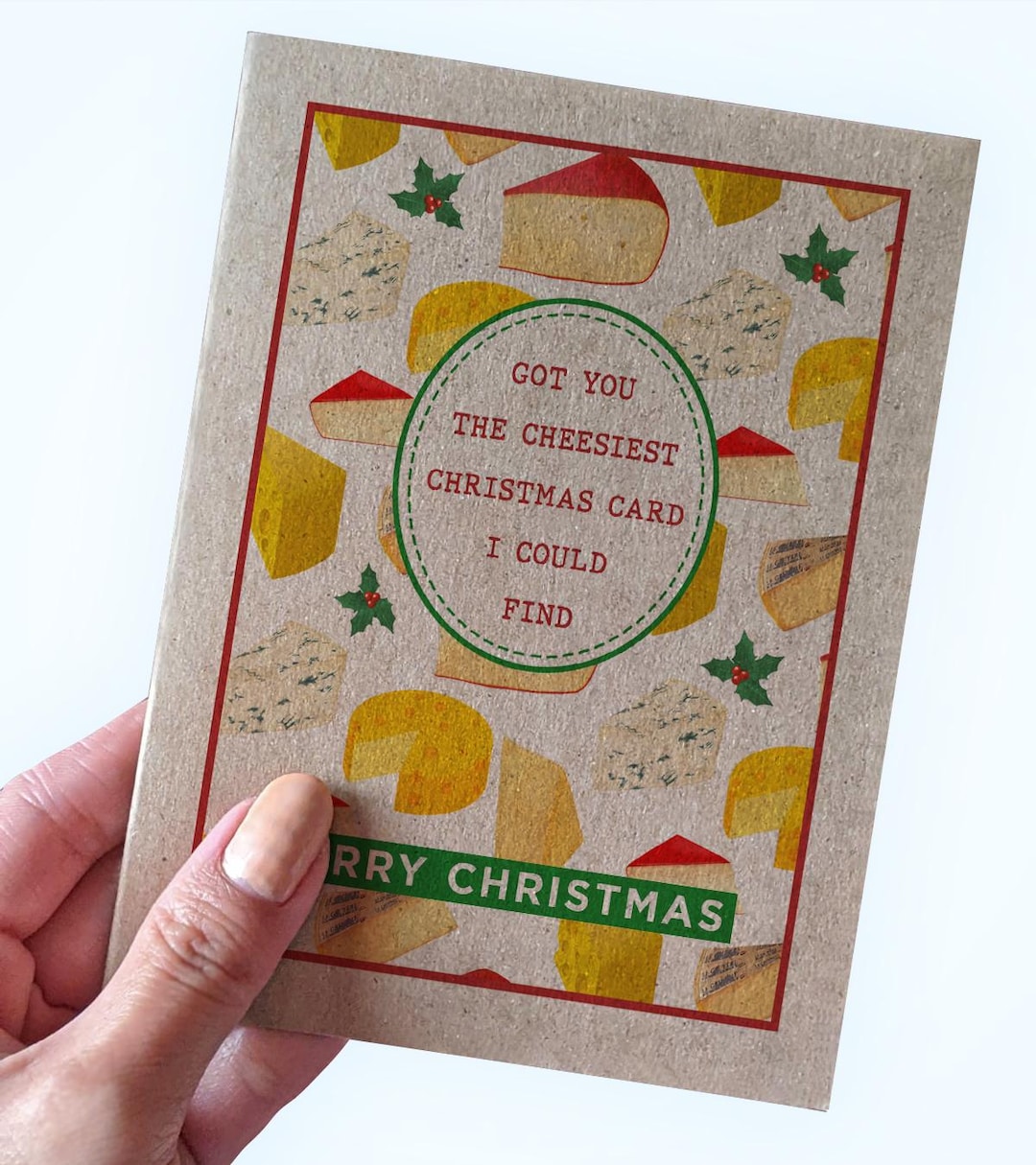 The Cheesiest Christmas Card I Could Find - Card for Family - Cute ...
