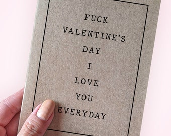 Anti Valentine Card | Etsy