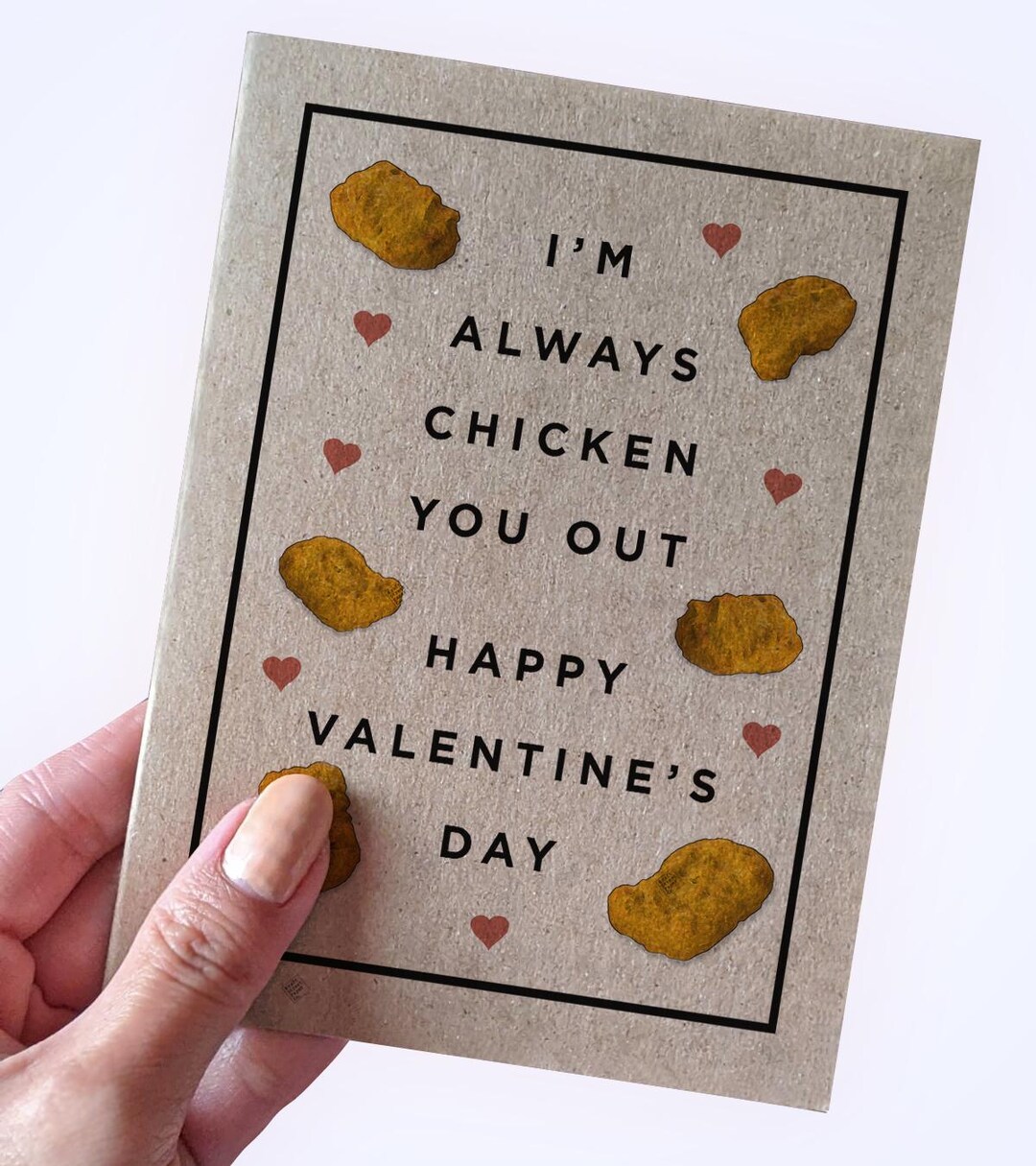 I'm Always Chicken You You - A Silly Nugget Happy Valentine's Day Card ...