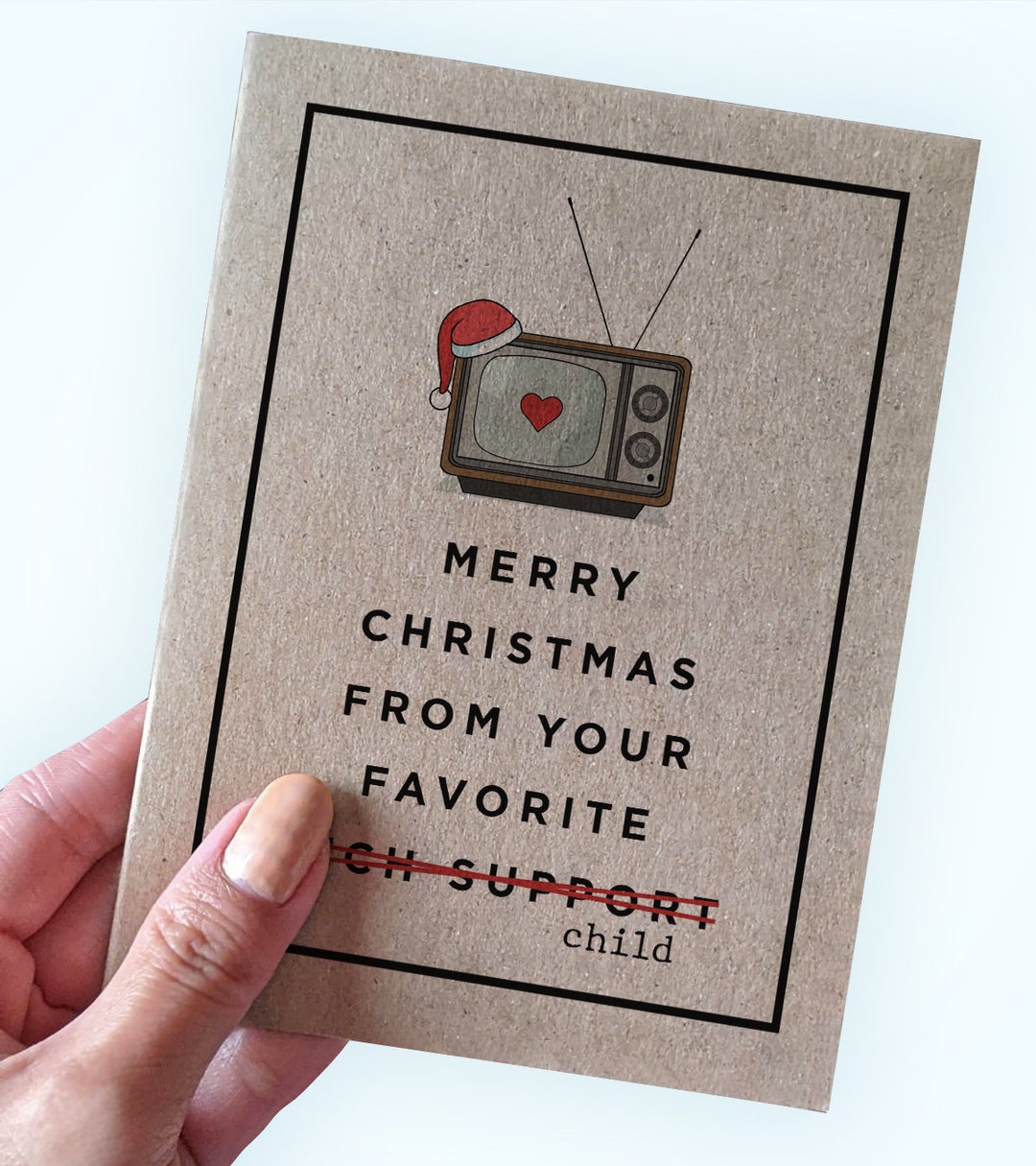 Tech Support Christmas Card for Parents - Merry Christmas From Your ...