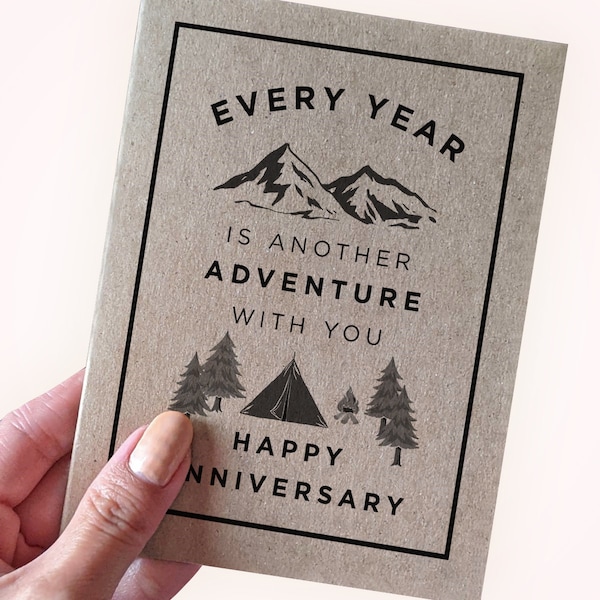 Happy Anniversary Card Adventure - Etsy
