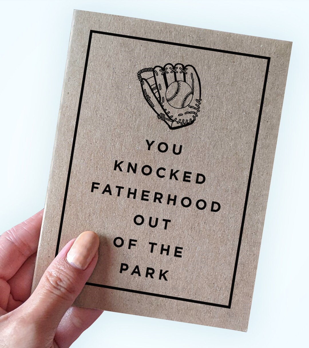 Home Run Father's Day Card - Baseball Fan Father's Day Card - Softball ...