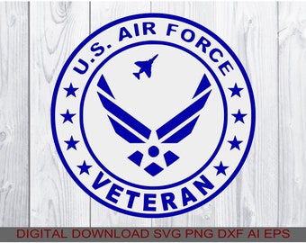 Air Force Dxf File - Etsy