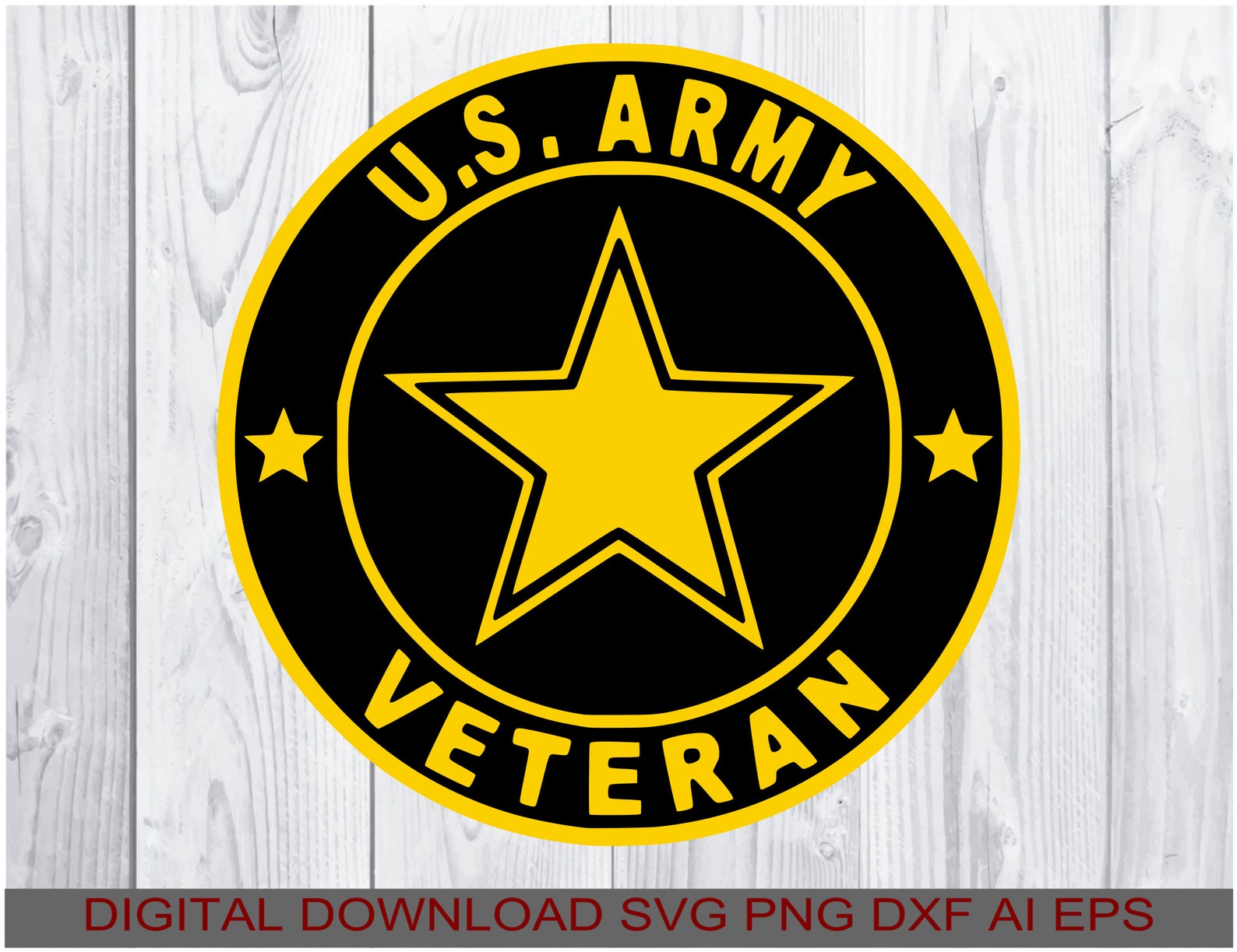 Army Veteran Svg Digital Download Svg Png Ai Eps Dxf - Etsy