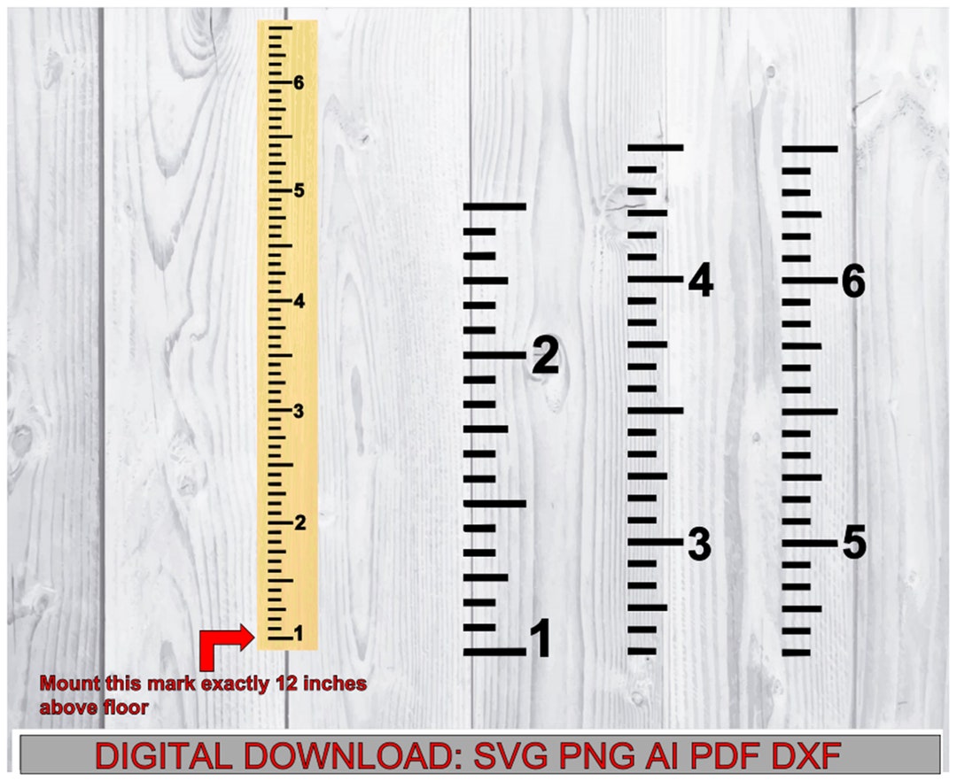 Growth Chart SVG, Chart Decal SVG Download, Compatible All Cutters ...