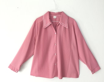 Old Rose Blouse - Etsy