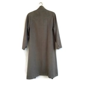 Vintage 1970s Women's Wool Coat Military Green Scandinavian Mod ...