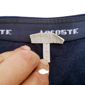 1970s LACOSTE Men's Tennis Shorts by Andre Gillier - Size 7 - Made in ...