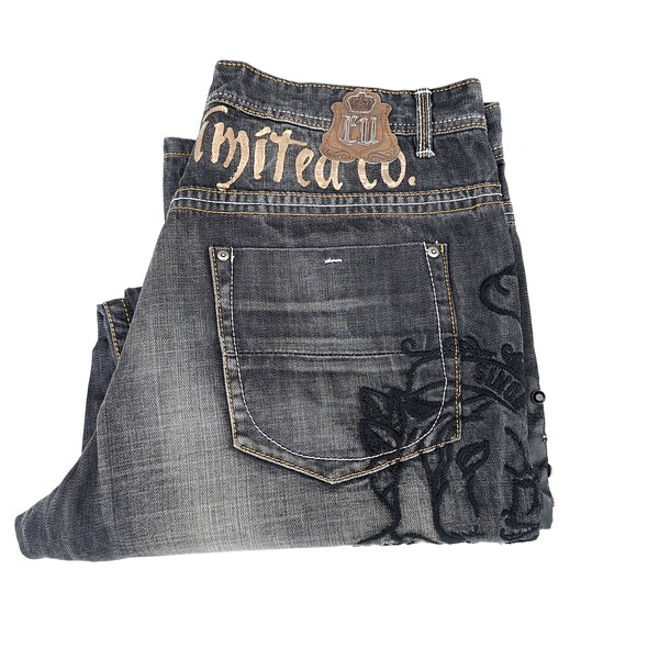 Embroidered Jeans - Etsy