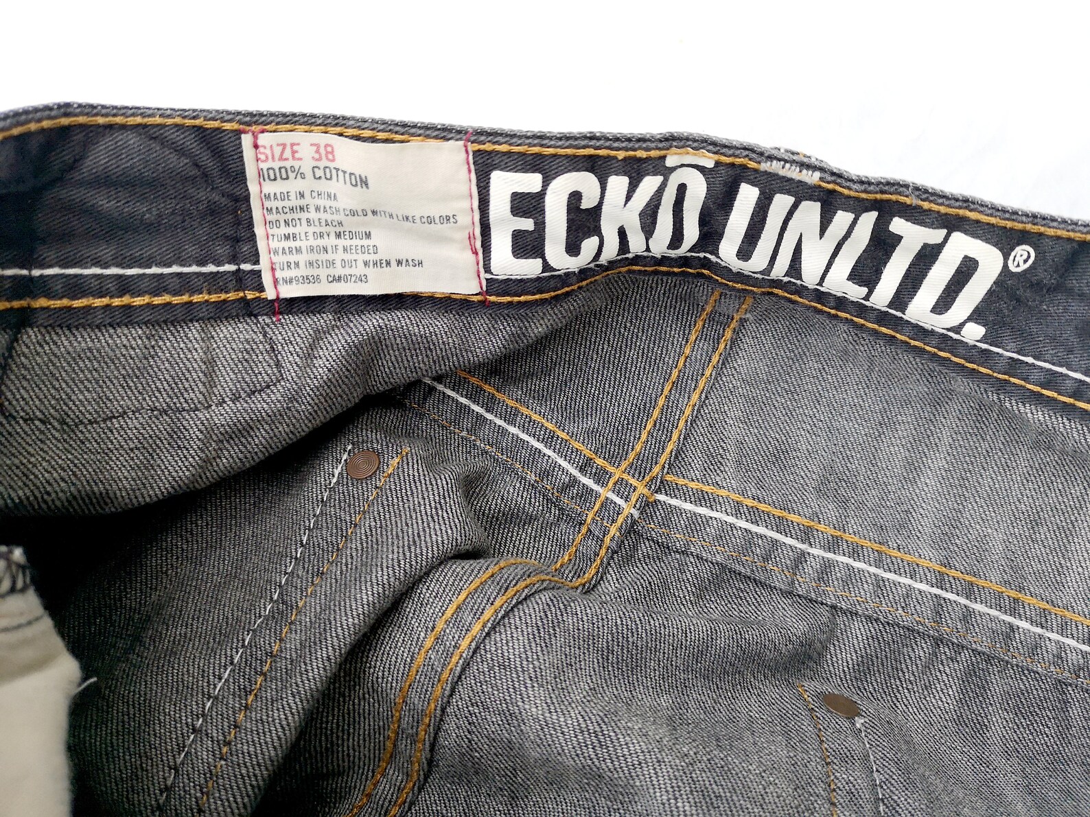Men's Vintage Ecko Unltd Special Edition Embroidered Jeans - Etsy