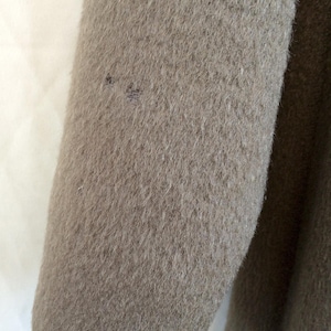 Vintage 1970s Women's Wool Coat Military Green Scandinavian Mod ...