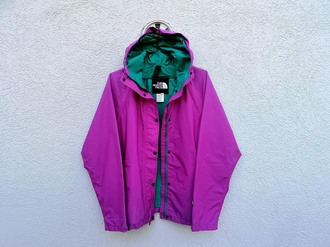Vintage North Face Pink Shell Jacket: Women's Large, 90s Windbreaker - Etsy