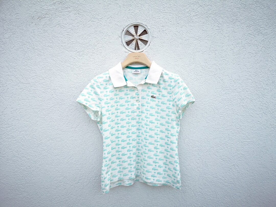Vintage 90s LACOSTE Womens Polo Shirt Size 42 , Lacoste Devanlay ...