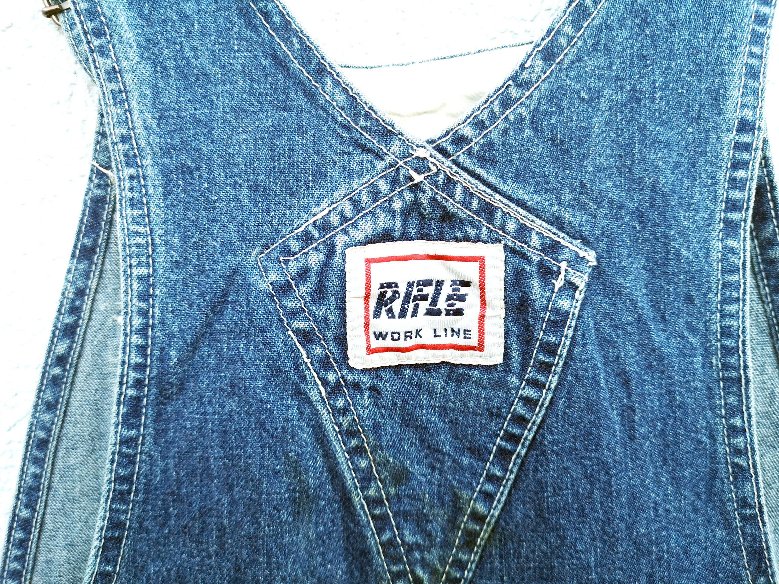Vintage Rifle Blue Denim Dungarees Men's and Women's Workwear Overalls ...