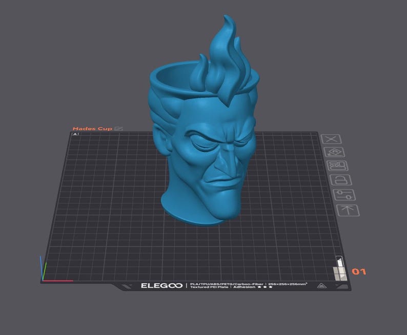Hades Cup STL | Greek Mythology 3D Print | Dark Fantasy Goblet ...