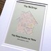 Our First Home Personalized Home Map Matted Gift First Home | Etsy