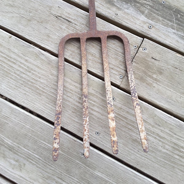 Antique Hay Fork - Etsy