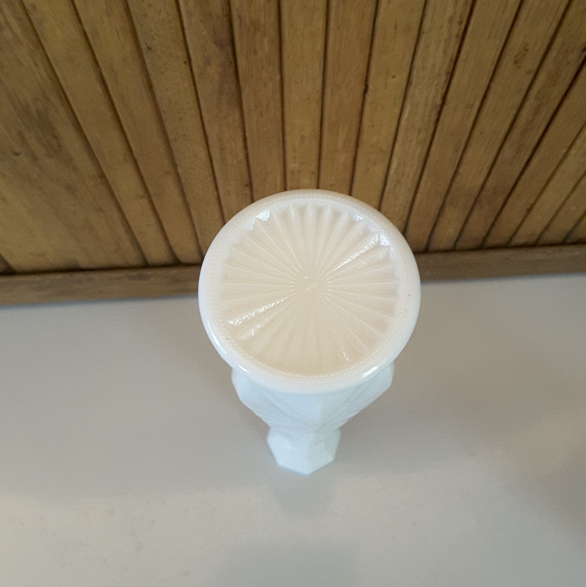 Vintage Milk Glass Bud Vase Diamond Pattern Octagonal 8 Sided - Etsy