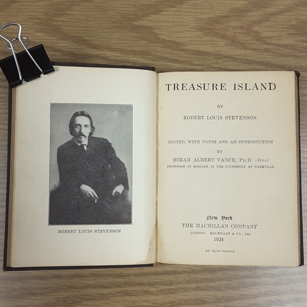 Antique Treasure Island Book - Etsy