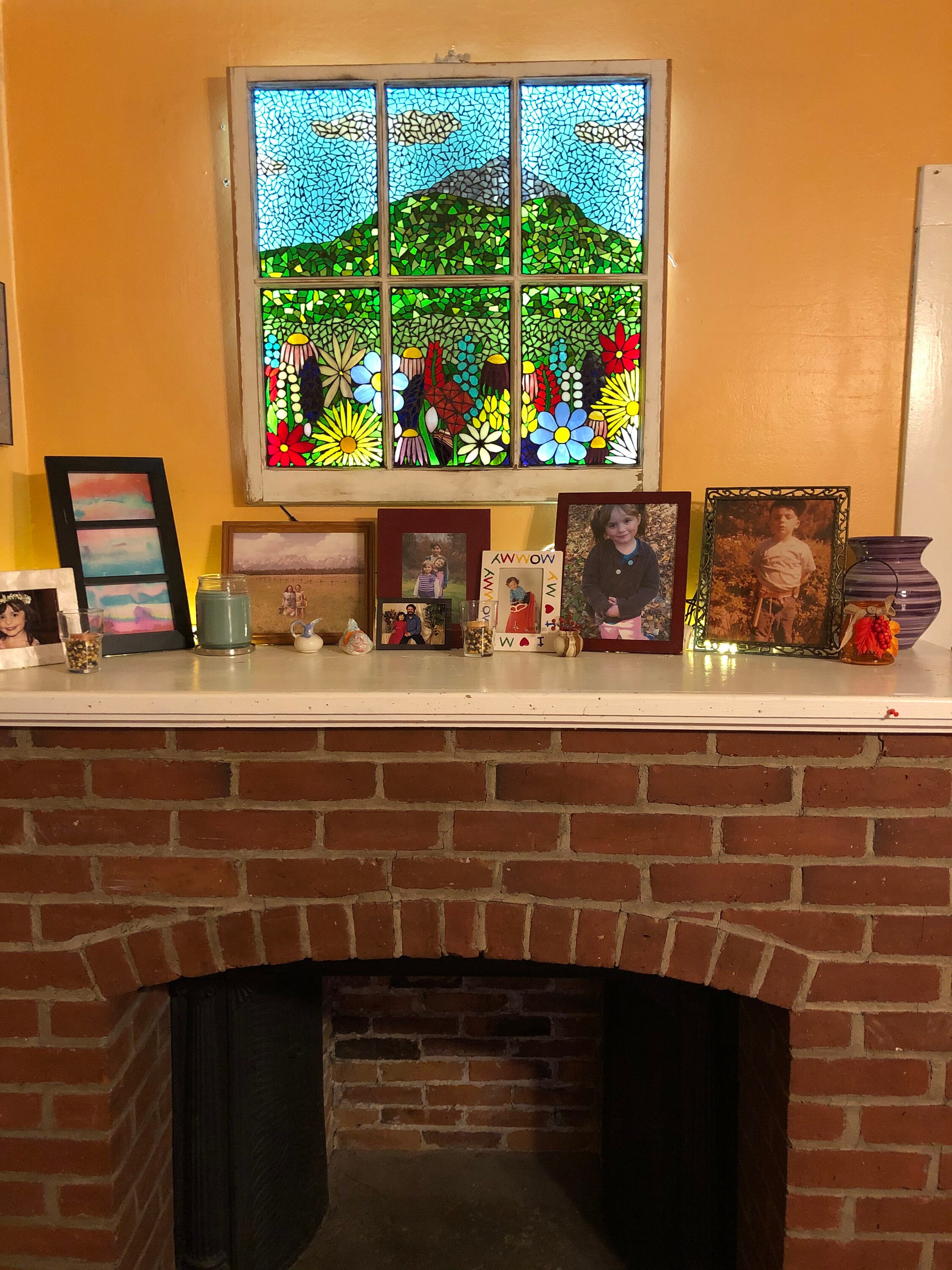 Farmhouse Mosaic Window Art - Etsy