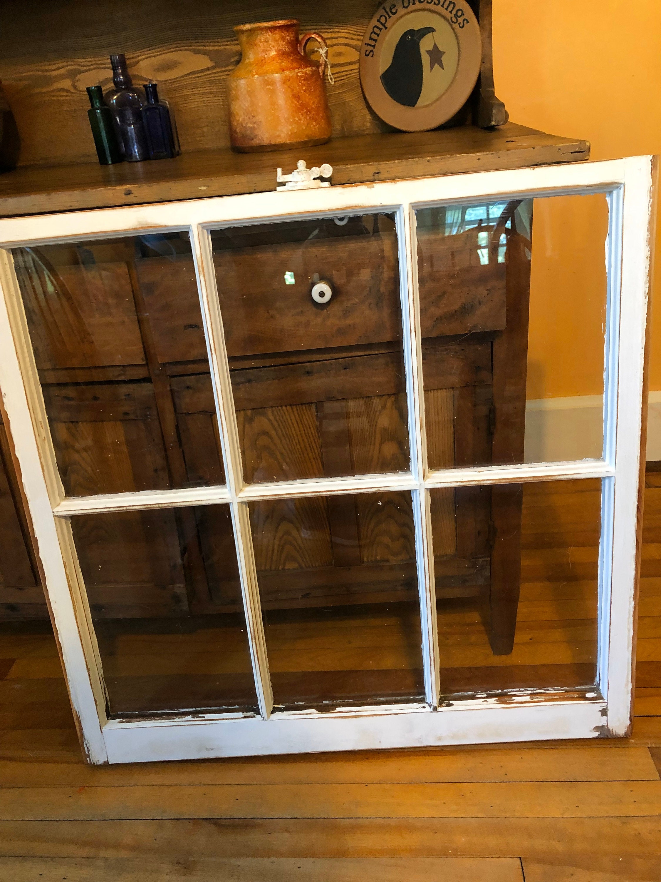 Farmhouse Mosaic Window Art - Etsy