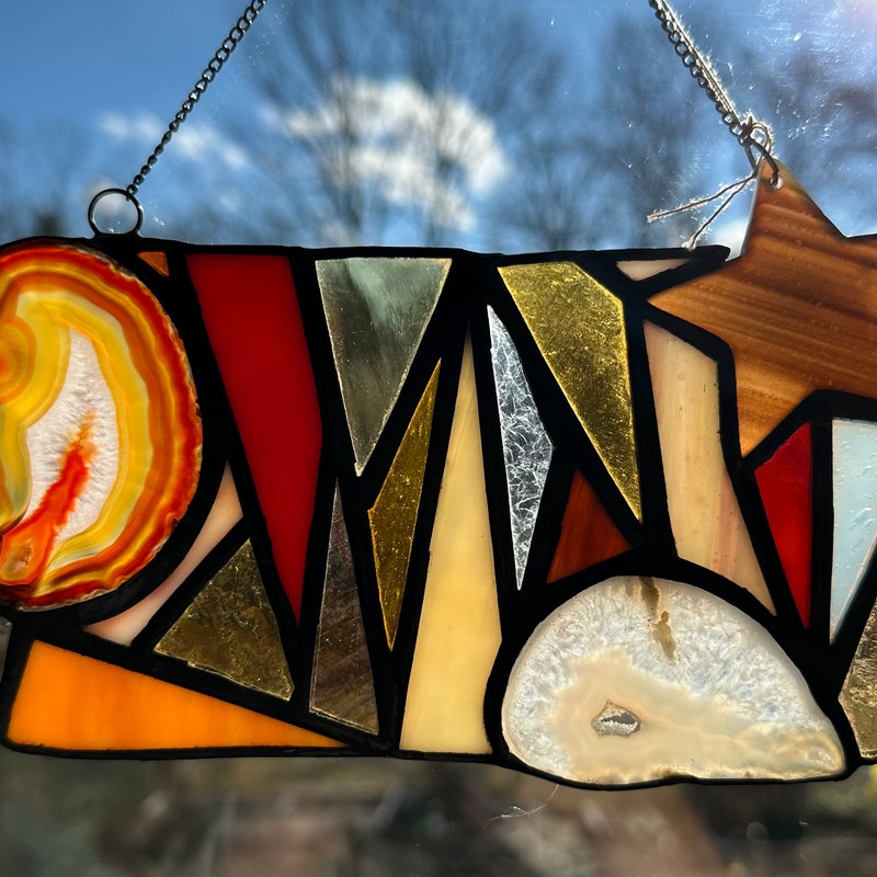 Agate Stained Glass - Etsy