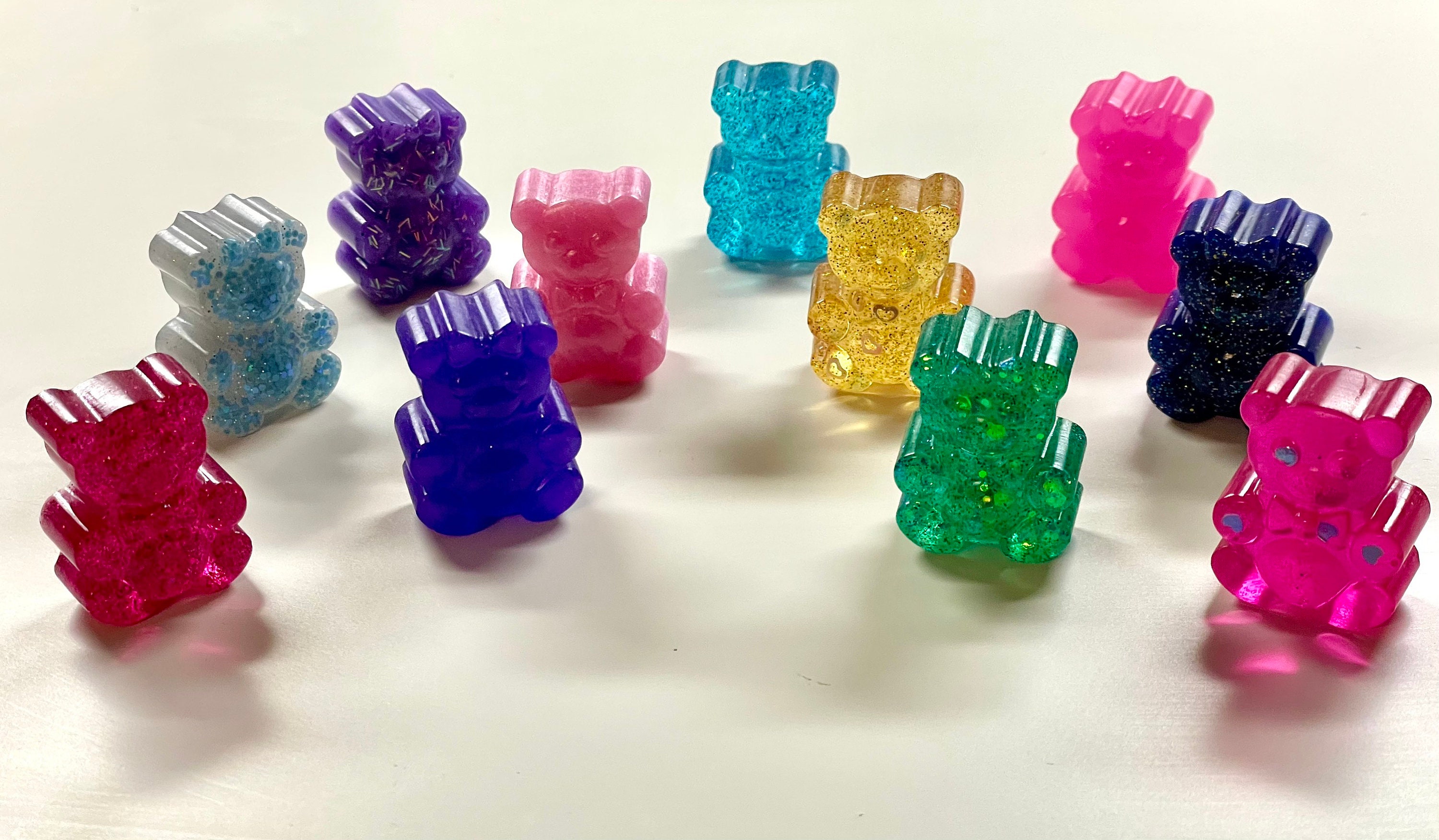 Teddy Bear Math Counters | Resin Loose Parts Play - Etsy