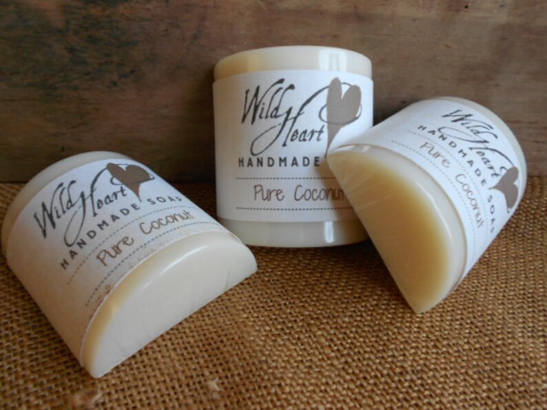 Pure Coconut Oil Soap - Etsy