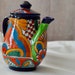 Talavera Ceramic Teapot / Coffee Pot Elegant Color - Etsy