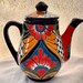 Talavera Ceramic Teapot / Coffee Pot Elegant Color - Etsy