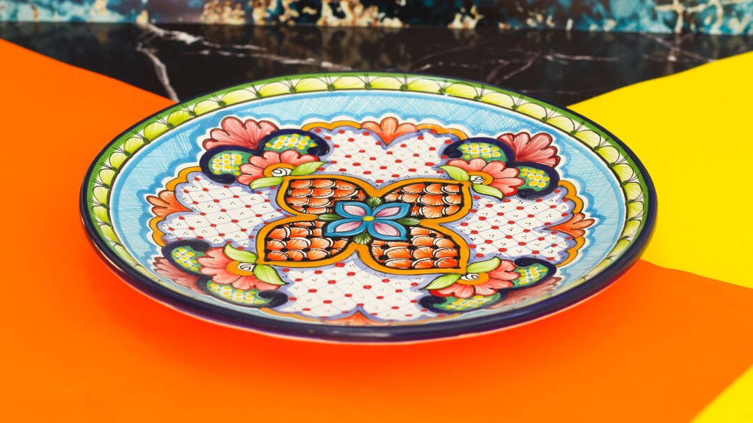 Original Talavera Colorful Dish - Etsy