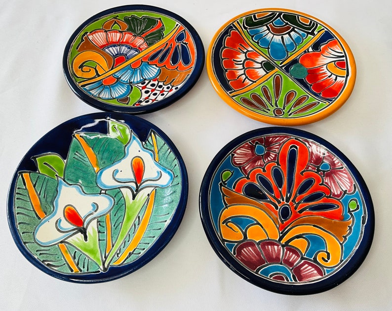 Talavera Dessert Dish - Etsy