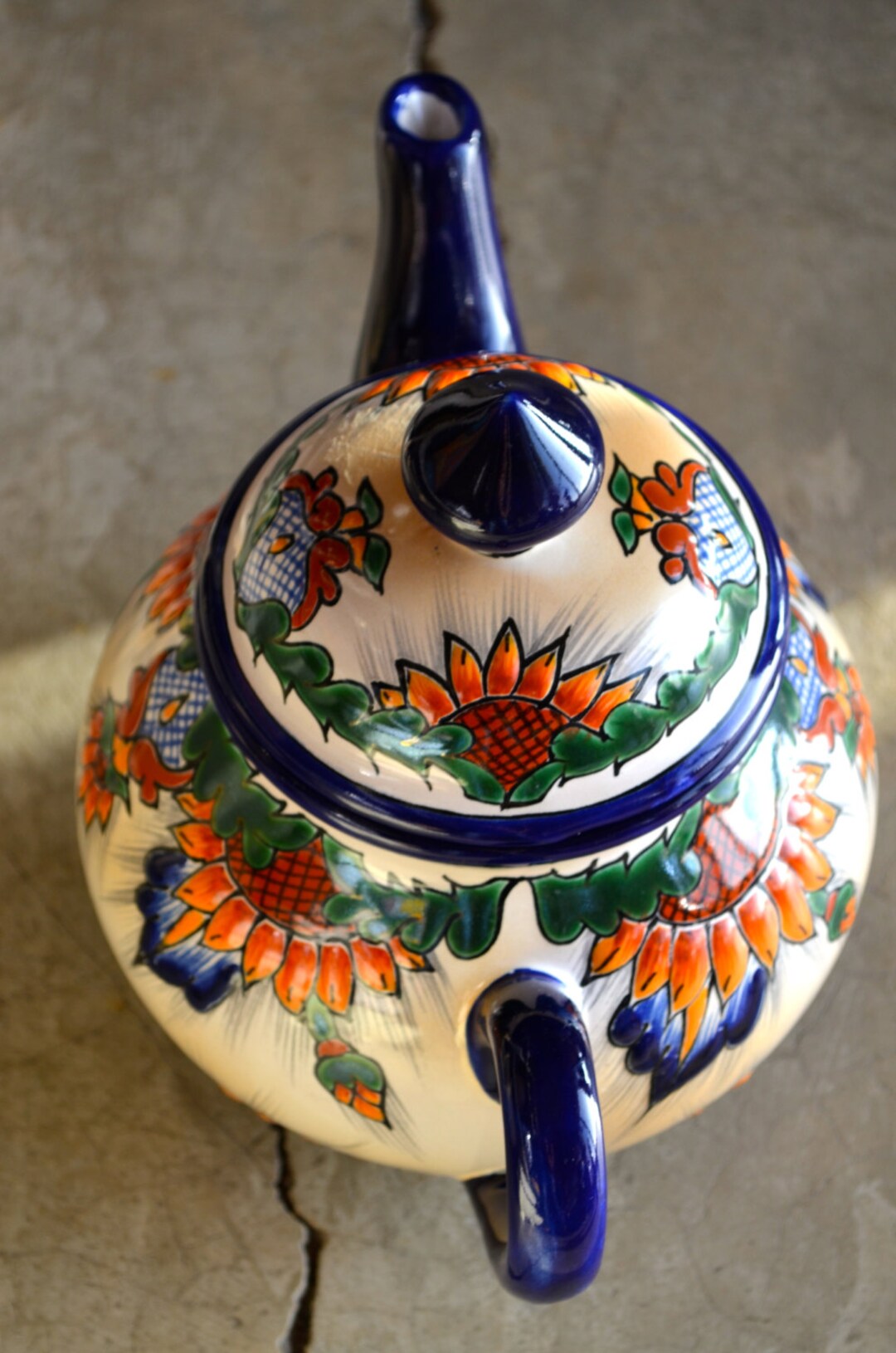 Talavera Ceramic Teapot / Coffee Pot - Elegant Color - Etsy