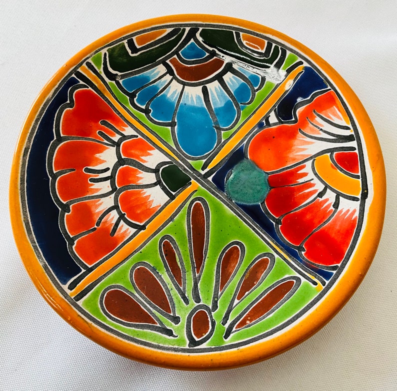 Talavera Dessert Dish - Etsy