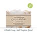 Kraft Paper Style Editable Printable Soap Label Template (AJS1642 ) - Etsy