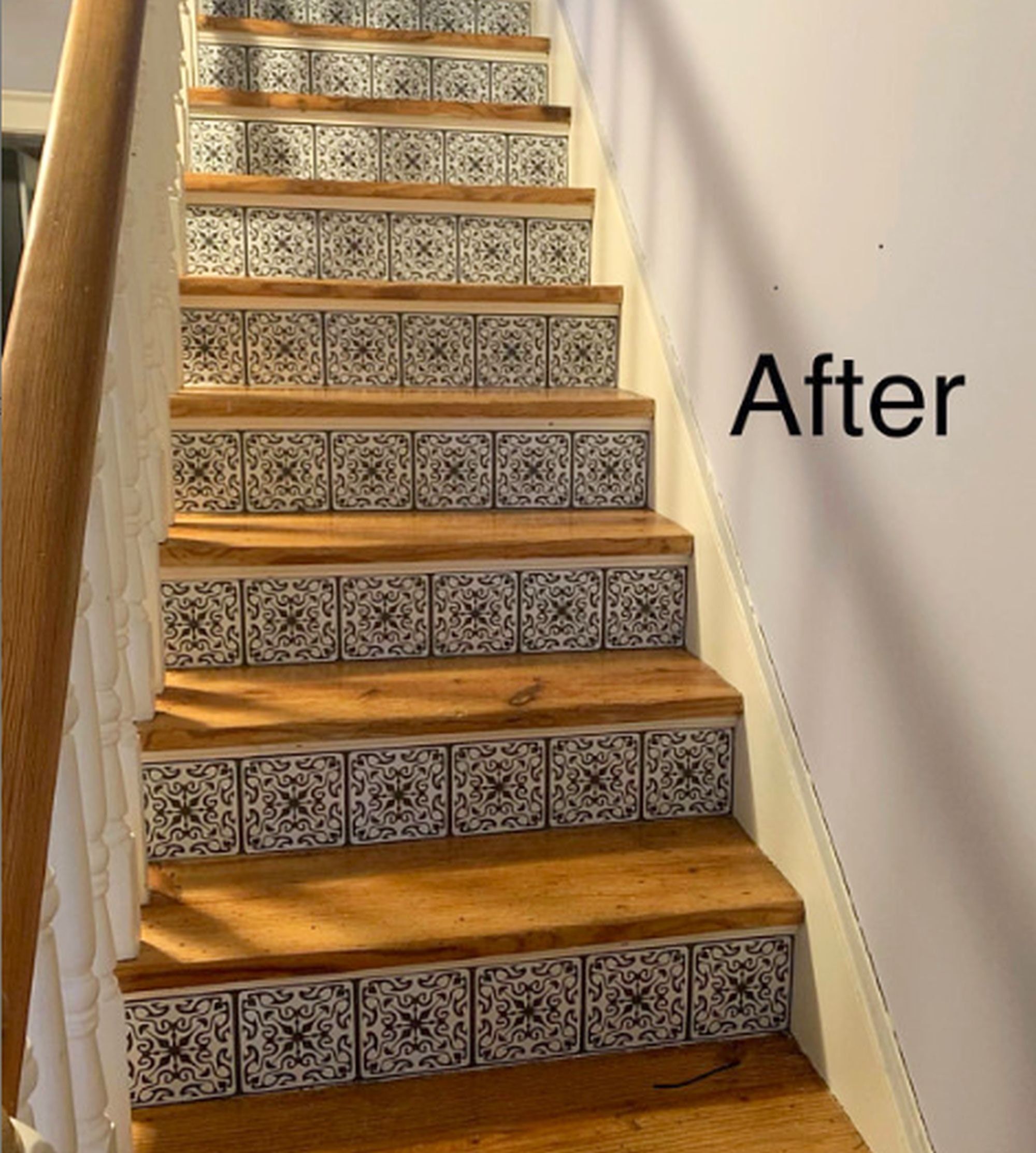 Decorative Vinyl Stair Riser Decals . Cut to Your Size and | Etsy UK