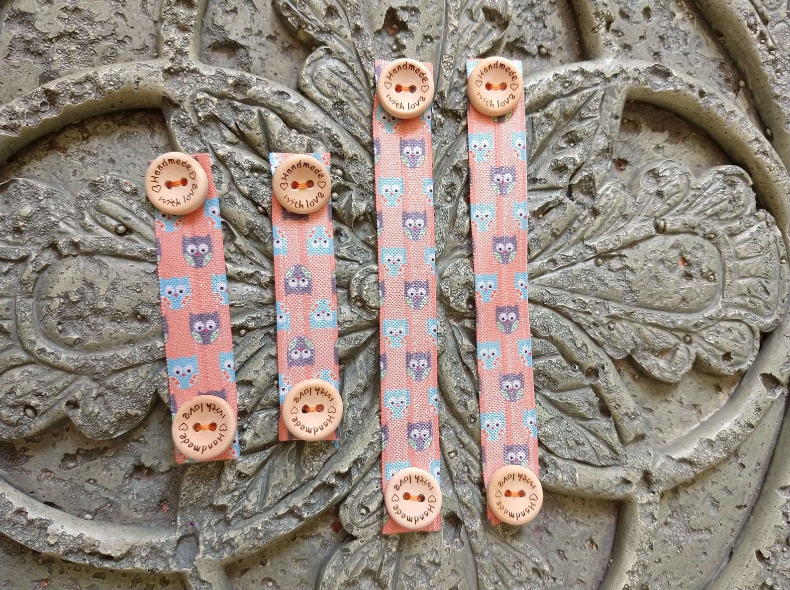 KIDS Ear Saver Face Mask Extender Soft Elastic Button Mask - Etsy