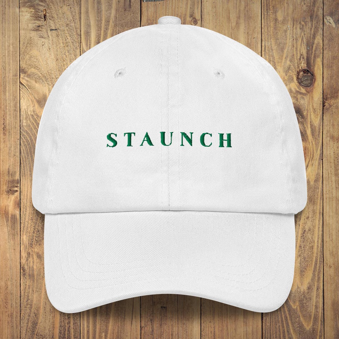 Staunch Character Green Embroidery Hat - Etsy