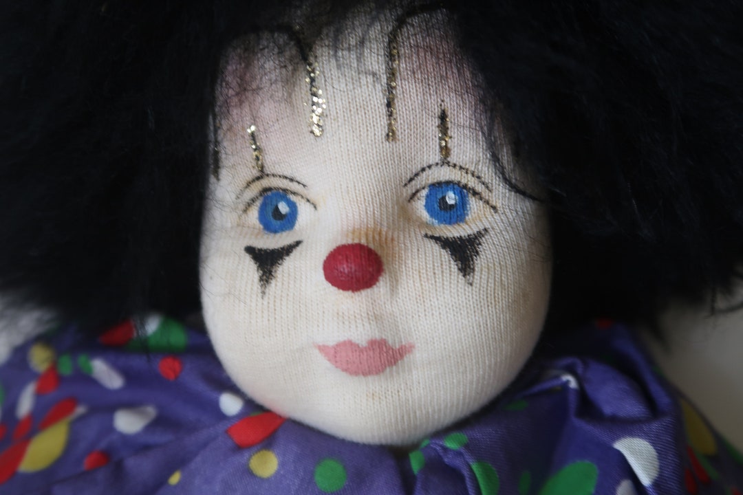 Handpainted Swiss Clown Doll - Etsy