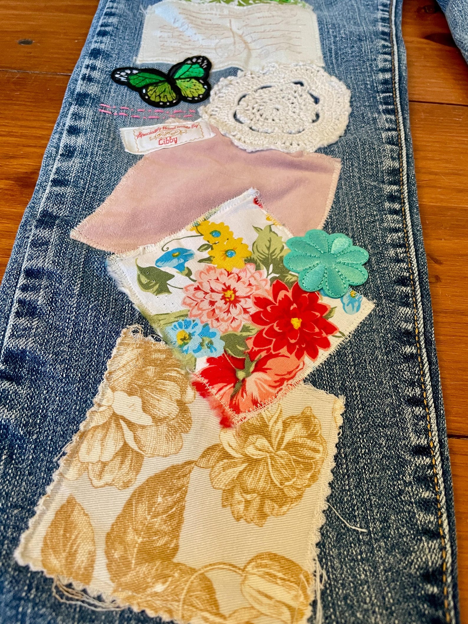 Upcycled Vintage Levis Frida Patchwork Boho Shabby Jeans Sz 30 - Etsy